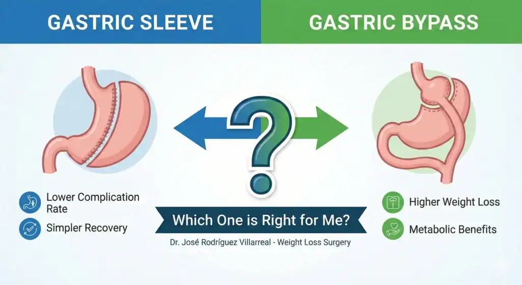 Gastric Sleeve vs. Gastric Bypass: 4 Key Factors to Help You Decide